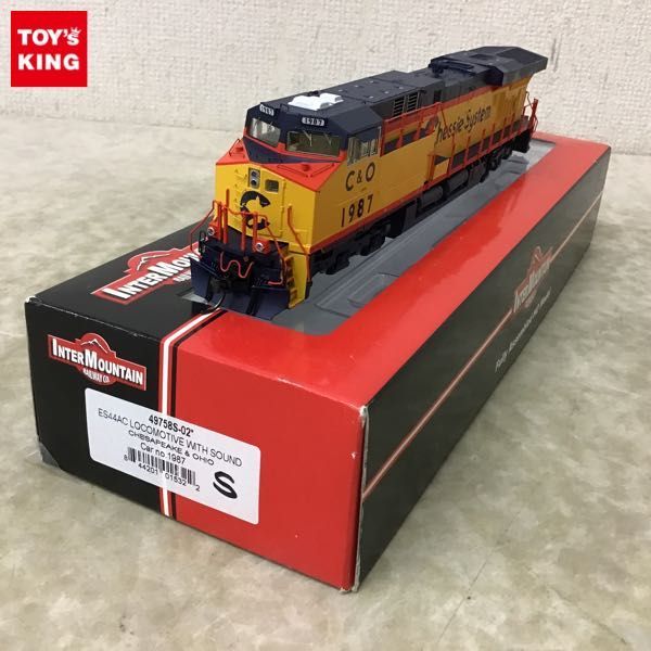 【傷や汚れあり】1円～ INTERMOUNTAIN HOゲージ 49758 CHESSIE ES44AC LOCOMOTIVE C&O ...