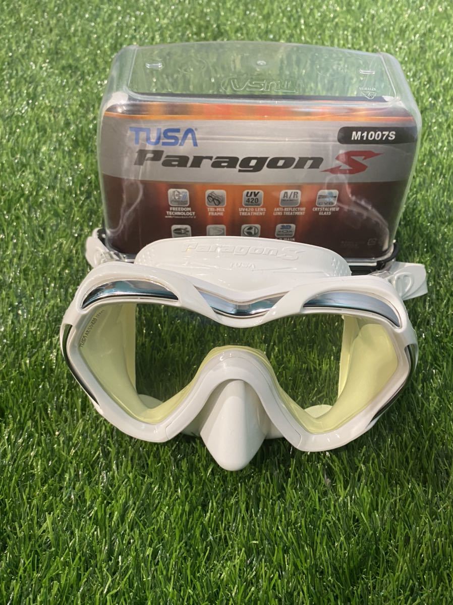 【未使用】新品 TUSA PARAGON パラゴン ダイビング マスク 白 M1007 SQW WWAの落札情報詳細 - Yahoo ...