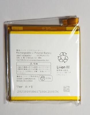 【未使用】純正新品【Sharp Aquos R本体専用SH-03J,SHV39,605SH】UBATIA280AFN1 交換内蔵バッテリー ...