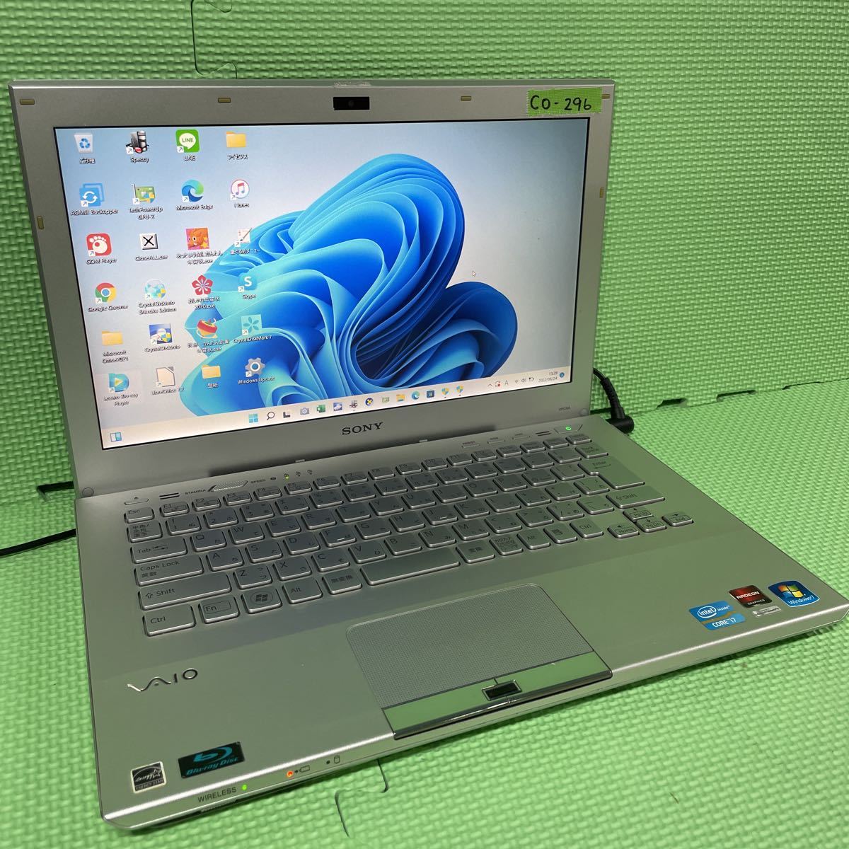 【やや傷や汚れあり】【CO-296】Windows11/新品SSD240GB【SONY VAIO VPCSA】Core i7/メモリ8GB ...
