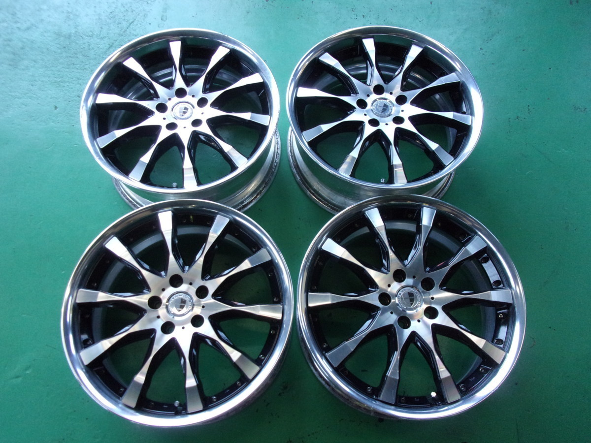 【傷や汚れあり】送料無料【WORK】SCHWERT/SC2M☆7.5J×19+48/8J×19+45 PCD114.3-5穴☆4本[中古 ...