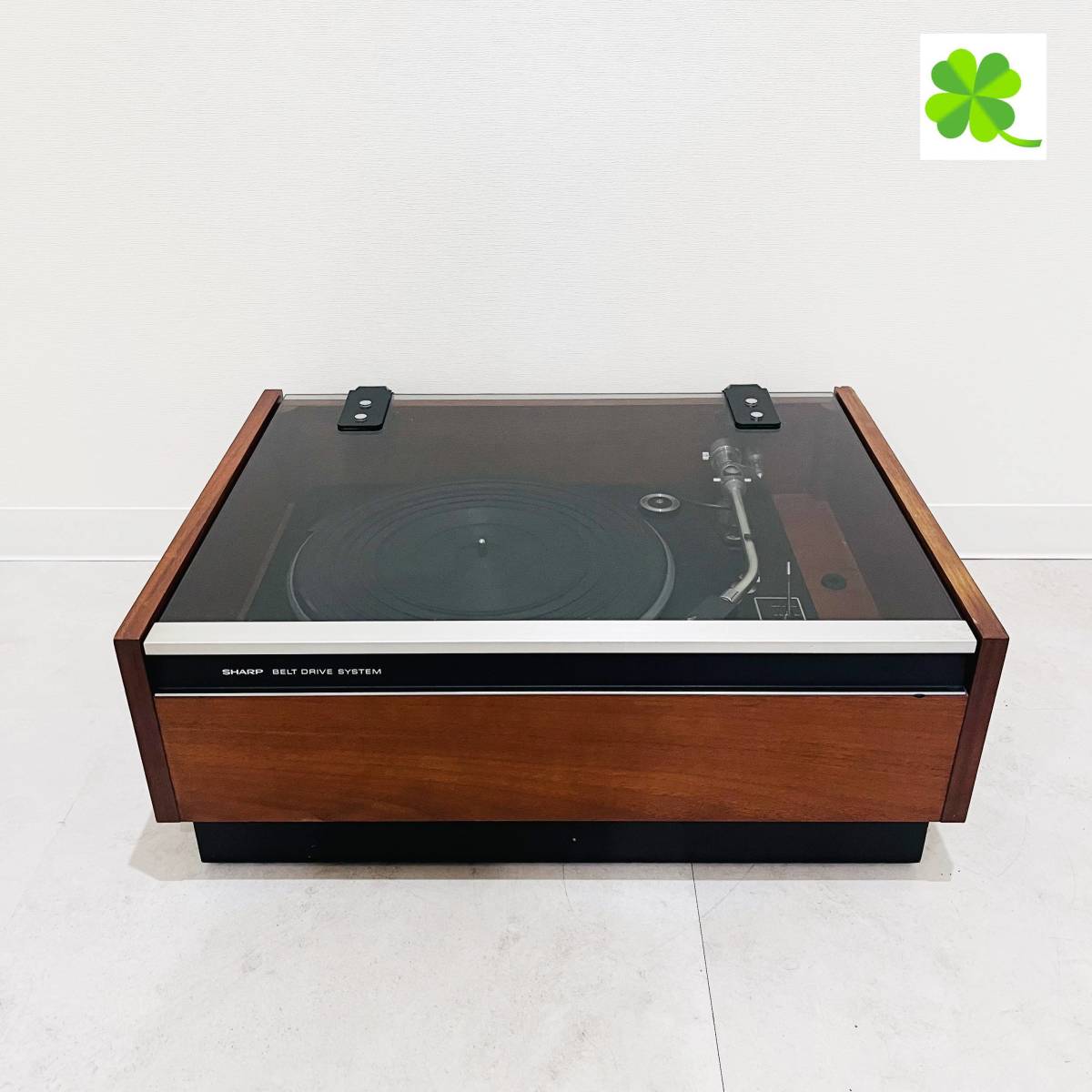 【やや傷や汚れあり】甲HK8564 クリーニング済 通電OK 動作未確認 シャープ SHARP ステレオプレヤー ターンテーブル RP-31 ...
