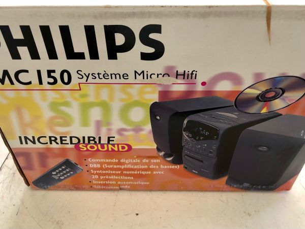 【中古】PHILIPS フィリップス MC150 マイクロコンポシステム ミニコンポ オーディオ機器 保管品 未使用品の落札情報詳細 ...