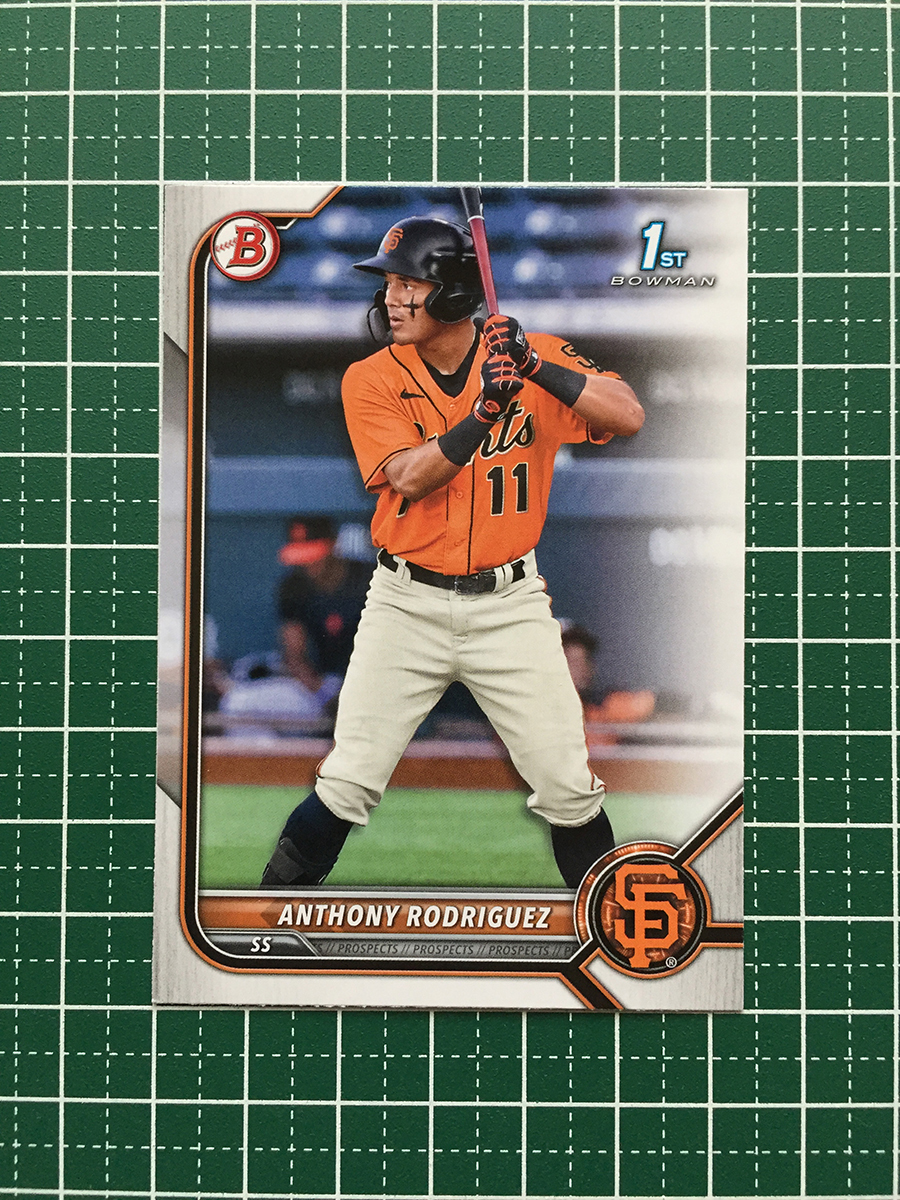 【目立った傷や汚れなし】★TOPPS MLB 2022 BOWMAN #BP-26 ANTHONY RODRIGUEZ[SAN FRANCISCO GIANTS]ベースカード「PAPER ...