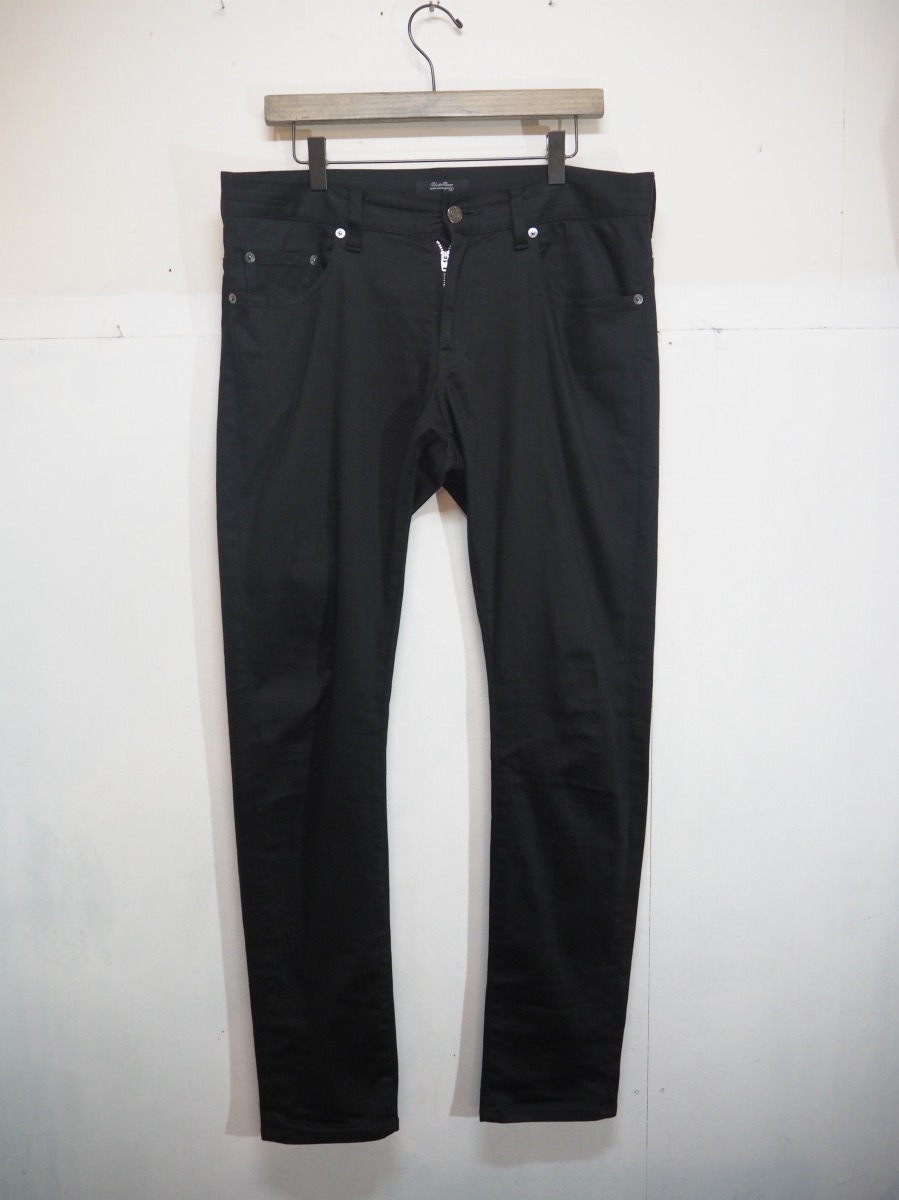 【目立った傷や汚れなし】美品 正規 UNDERCOVER アンダーカバー the basic pants ベーシック ストレッチ スリム スキニー パンツ UCA4503 黒 サイズ4 本物 ...