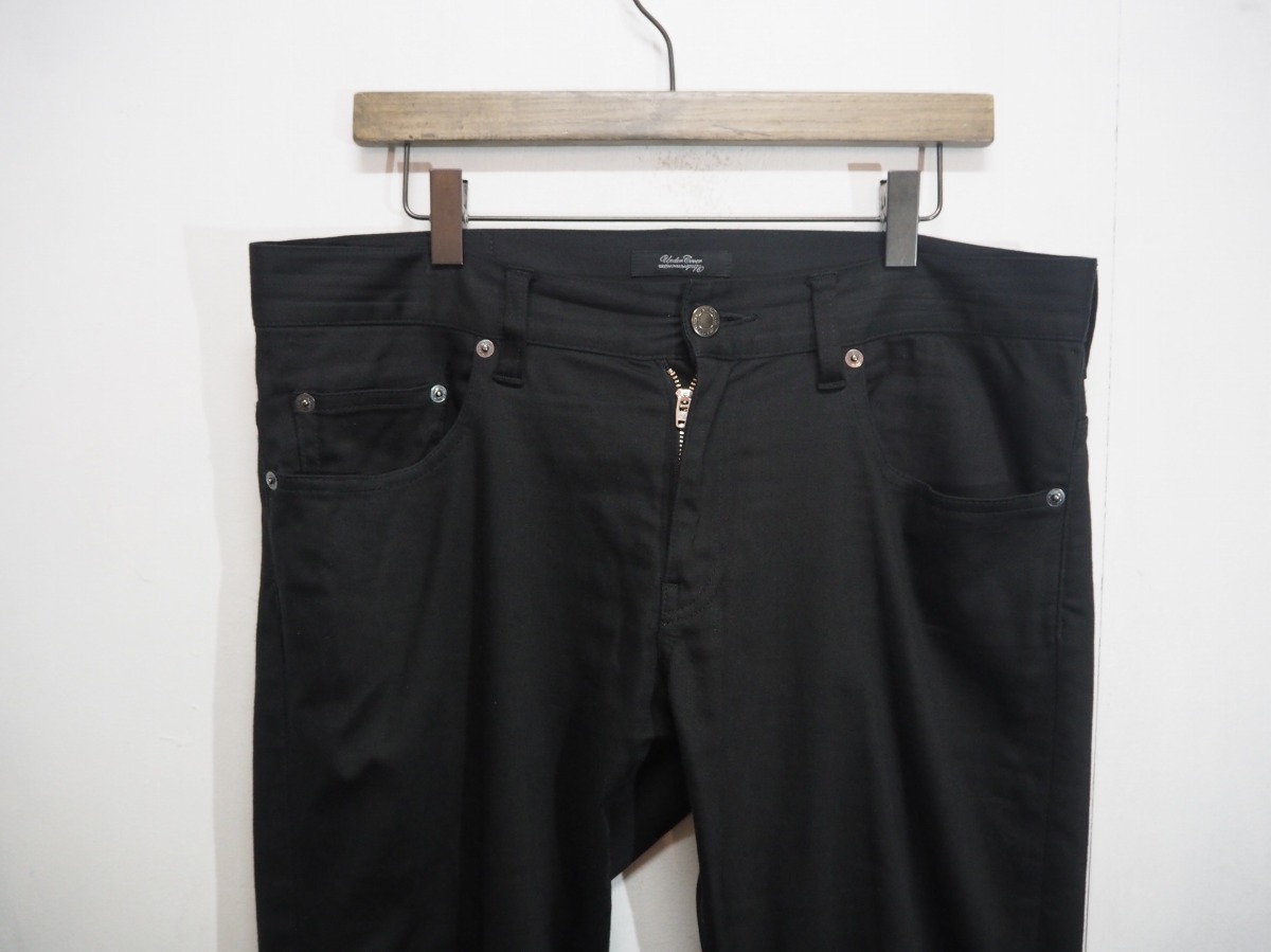 【目立った傷や汚れなし】美品 正規 UNDERCOVER アンダーカバー the basic pants ベーシック ストレッチ スリム スキニー パンツ UCA4503 黒 サイズ4 本物 ...