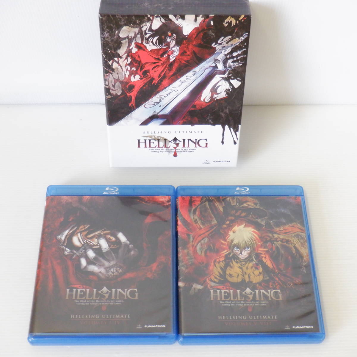 【全体的に状態が悪い】1円～★V356★未検品★DVD/BD 北米/海外版 ヘルシング Hellsing Ultimate OVA I〜VIII 1〜8話 収録 コンボパック 平野耕太 レア ...