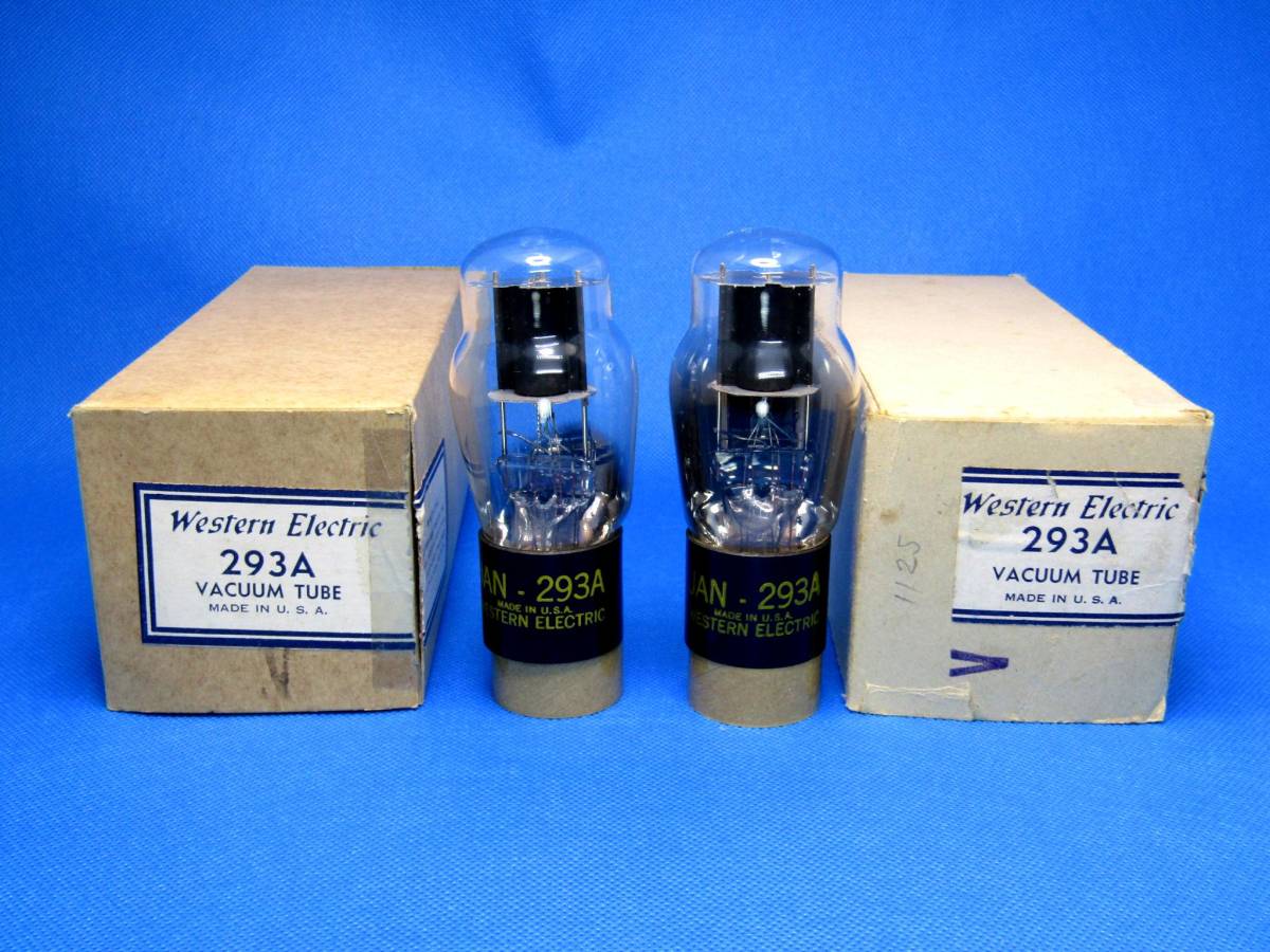【未使用】★★★米軍用 ウエスタンエレクトリック WesternElectric WE JAN-293A・長期保管未使用ペア2本★★★ の落札 ...