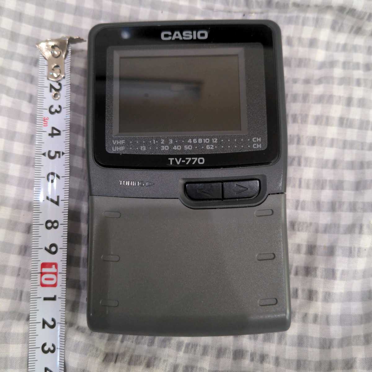 【傷や汚れあり】CASIO カシオ TV-770 液晶テレビ レトロ コレクション アナログ ポータブル 2.3インチ の落札情報詳細 ...