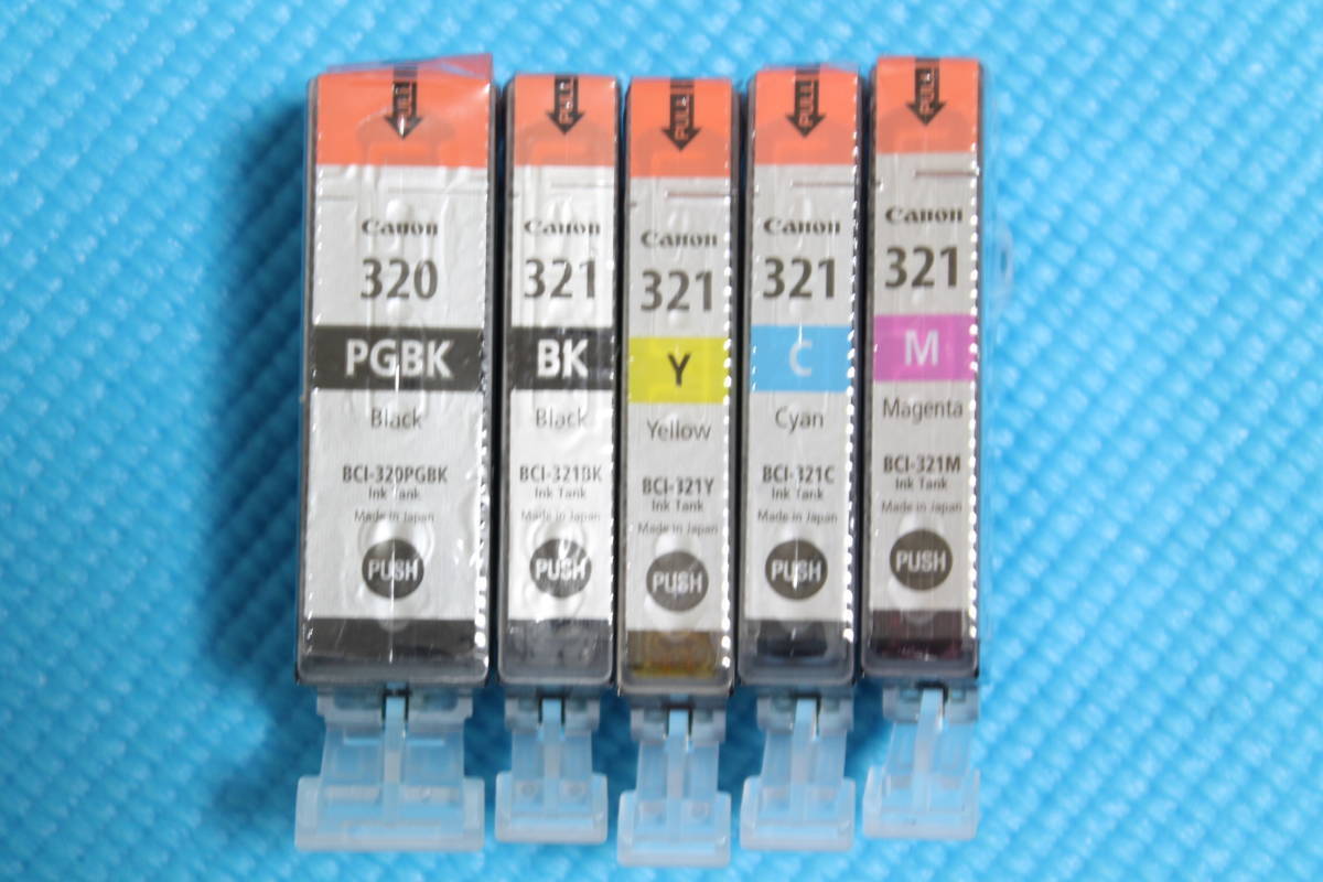 【未使用】Canon インクタンク BCI-321(BK/C/M/Y)+BCI-320 5色の落札情報詳細 - ヤフオク落札価格検索 オークフリー