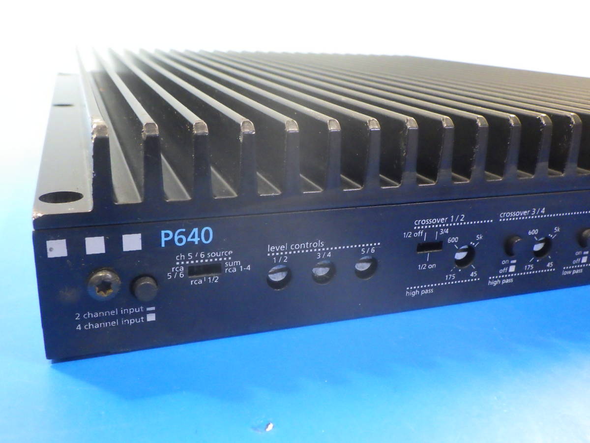【全体的に状態が悪い】P640 a/d/s/ パワーアンプ 6ch 傷、錆等有り 修理・部品取り用 動作未確認 ジャンク品 の落札情報詳細 ...