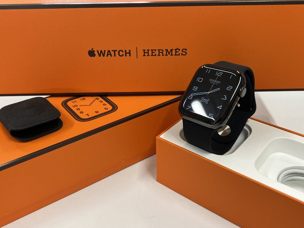 【やや傷や汚れあり】☆即決 Apple Watch series5 HERMES 44mm ブラック アップルウォッチ エルメス 黒 GPS+Cellular 284の落札情報詳細 ...
