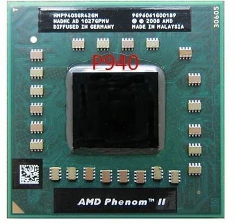 【未使用に近い】AMD Phenom II P940 1700MHz 4512kB 1800MHz 25W Socket S1G4 ...