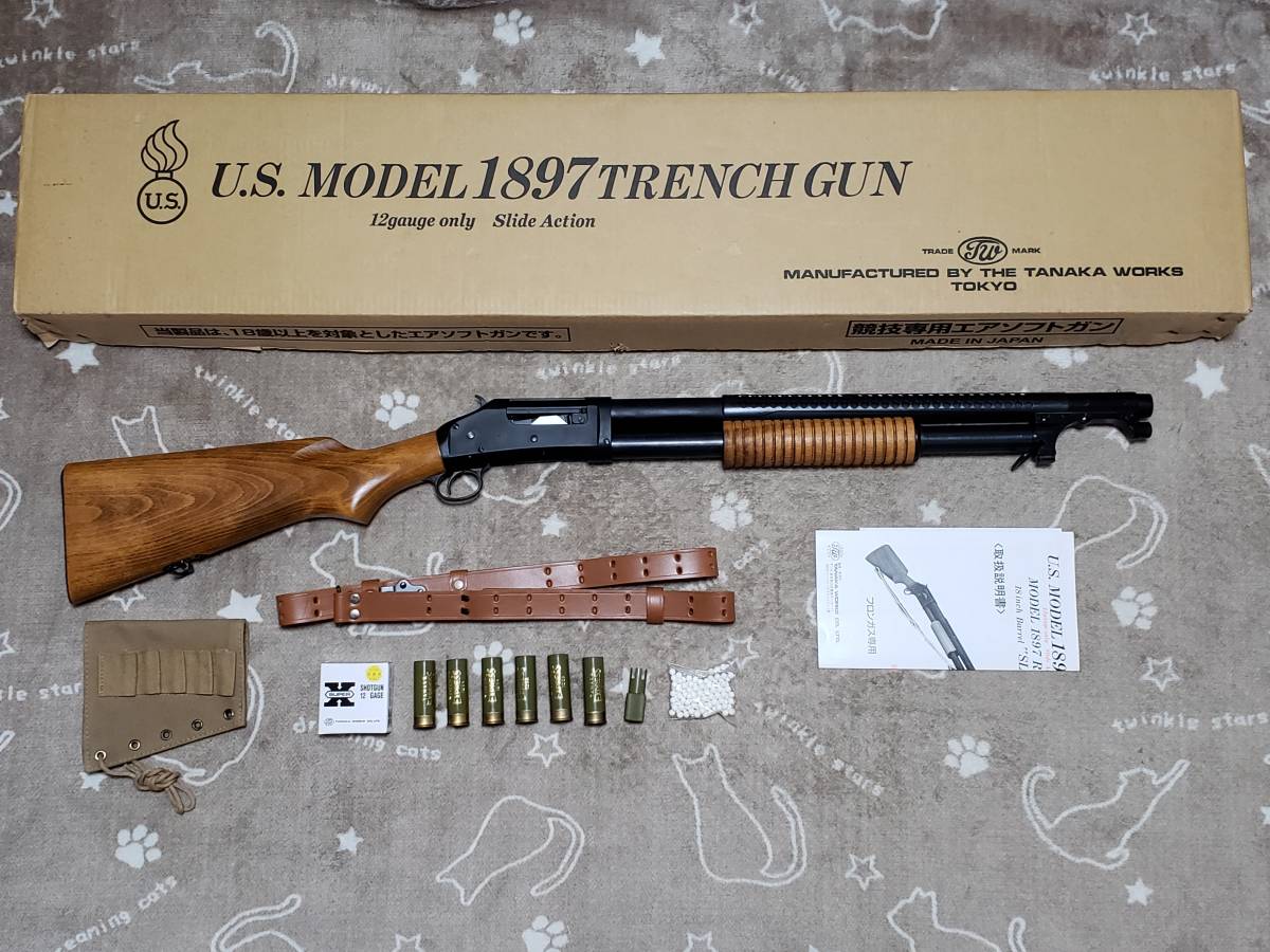 【やや傷や汚れあり】タナカ ガスガン M1897トレンチガン ショットシェル の落札情報詳細| ヤフオク落札価格情報 オークフリー