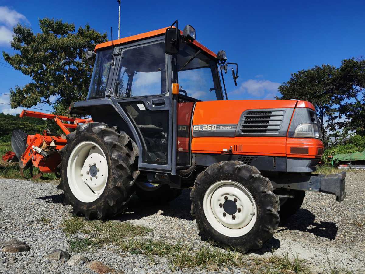 【やや傷や汚れあり】 クボタ GL260 トラクター キャビン エアコン U-SHIFT 1038時間 即戦力 動作良好☆ の落札情報詳細 ...