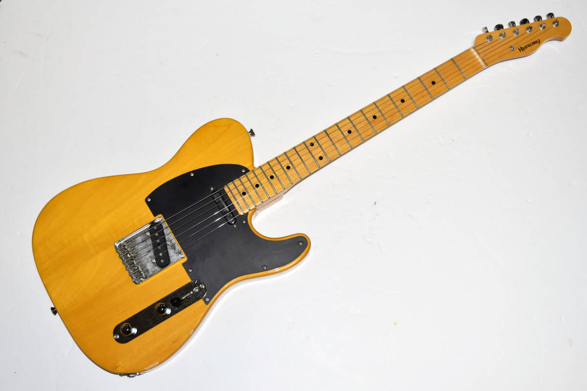 【傷や汚れあり】HISTORY CV-TV/M VNT 日本製テレキャスターの落札情報詳細 - ヤフオク落札価格情報 オークフリー