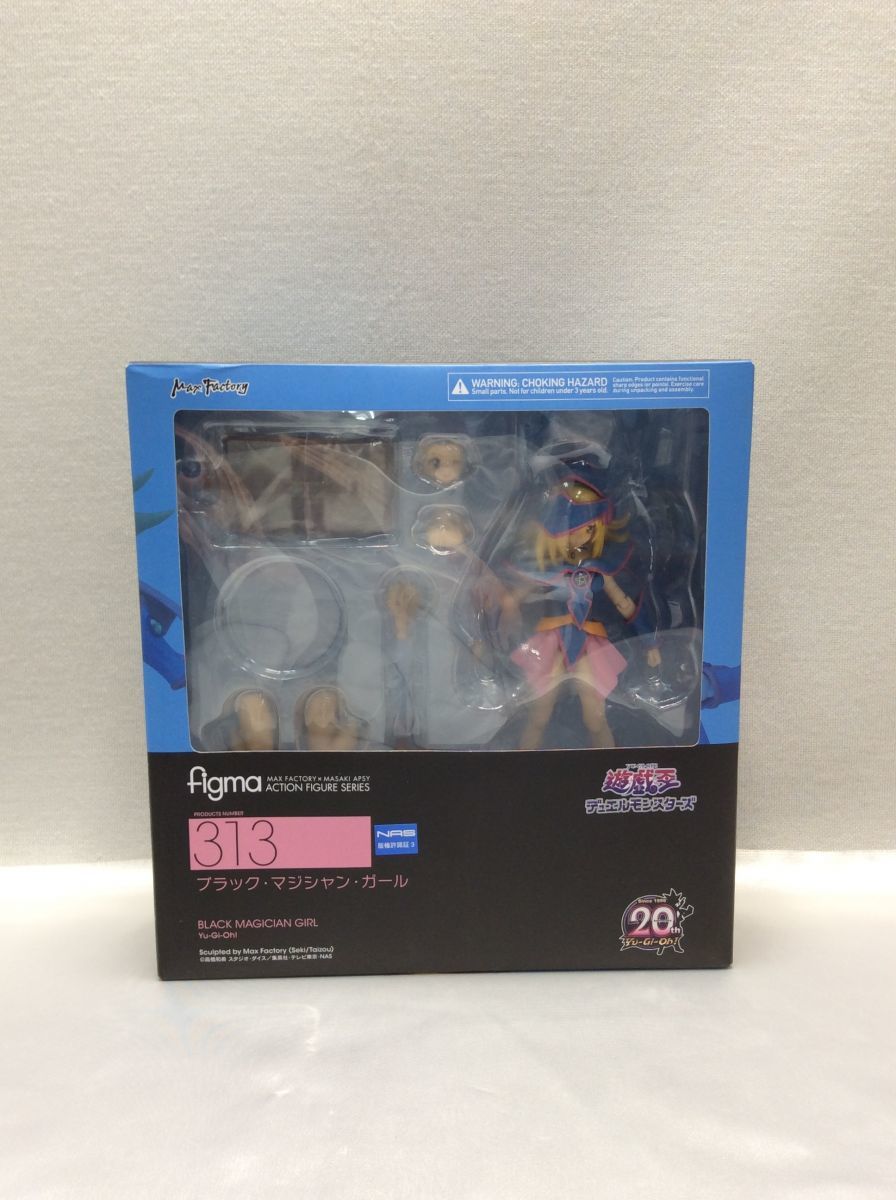 【目立った傷や汚れなし】【開封品】 Max Factory figma 313 ブラック・マジシャン・ガール 遊☆戯☆王デュエルモンスターズ ...