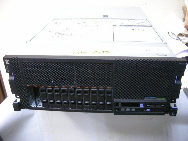 【やや傷や汚れあり】HITACHI(IBM)Power System S814(8286-41A)Power8 6Core 3.02GHz ...