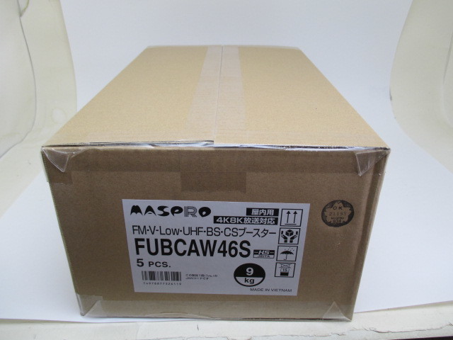 【未使用】未使用新品 マスプロ FUBCAW46S FM V-Low UHF BS CS ブースター 5PCS 5個セット 4R9354 2/2の落札情報詳細 - ヤフオク落札価格情報 オークフリー