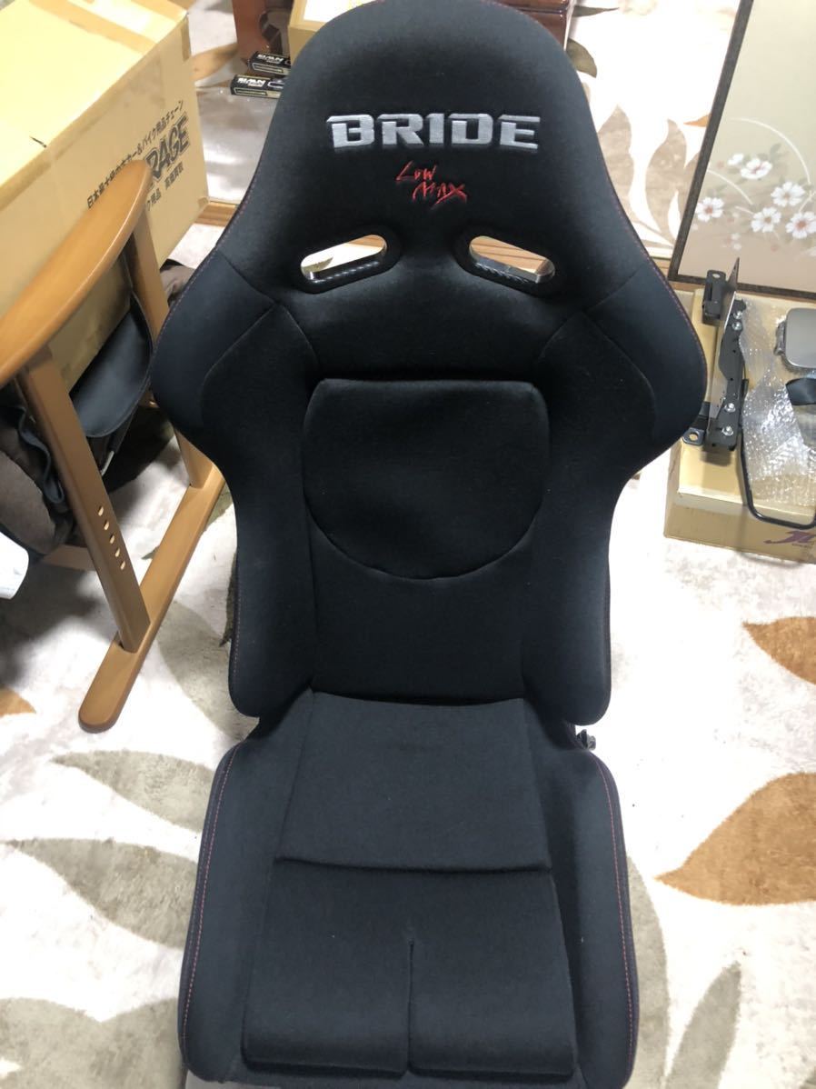 【目立った傷や汚れなし】★BRIDE 美品ブリッド STRADIAⅡSPORT セミバケ バケット シート ストラディアII黒系 ...