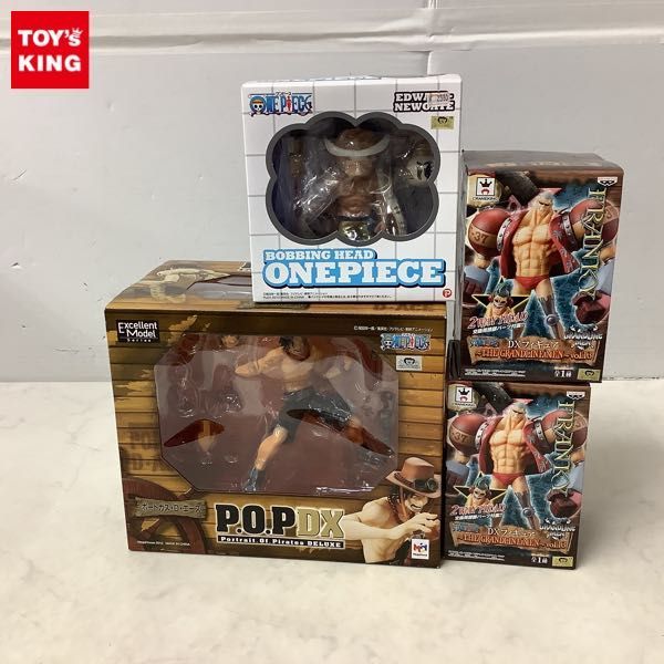 【全体的に状態が悪い】1円～ 未開封含 ONE PIECE P.O.P DX ポートガス・D・エース、ボビングヘッド エドワード・ニューゲート ...