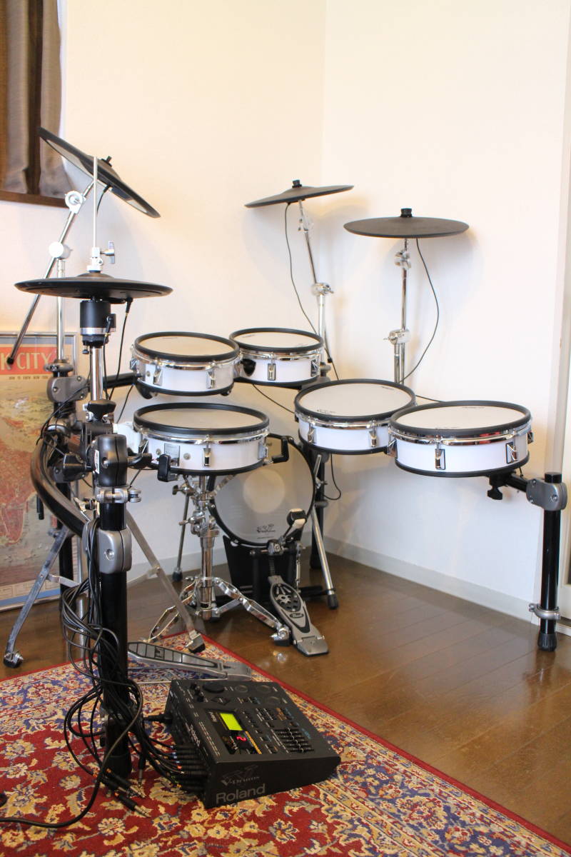 【やや傷や汚れあり】★☆Roland 電子ドラム V-Drums TD-10 TDW-1 KD-120 PD-100 PD-105 PD-120 PD-125 VH-11 H855☆★の落札 ...