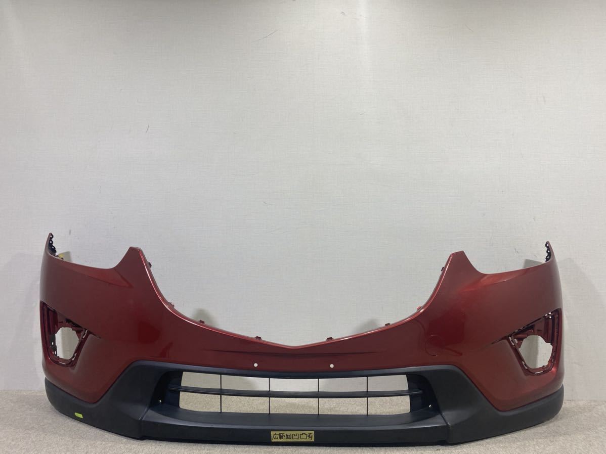 【やや傷や汚れあり】KEEFW/KE2FW/KE2AW/KE5AW/KE5FW CX-5 純正 フロントバンパー (41G ジールレッドマイカ ...
