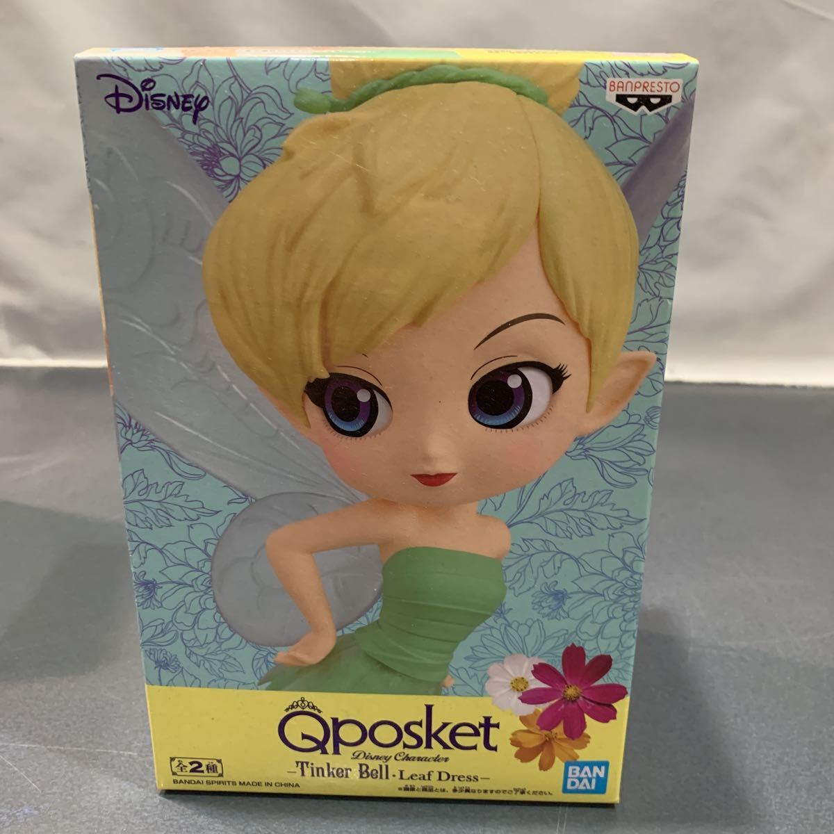 【未使用】新品未開封 Qposket Disney Characters Tinker Bell ティンカー・ベル Leaf Dress B ...