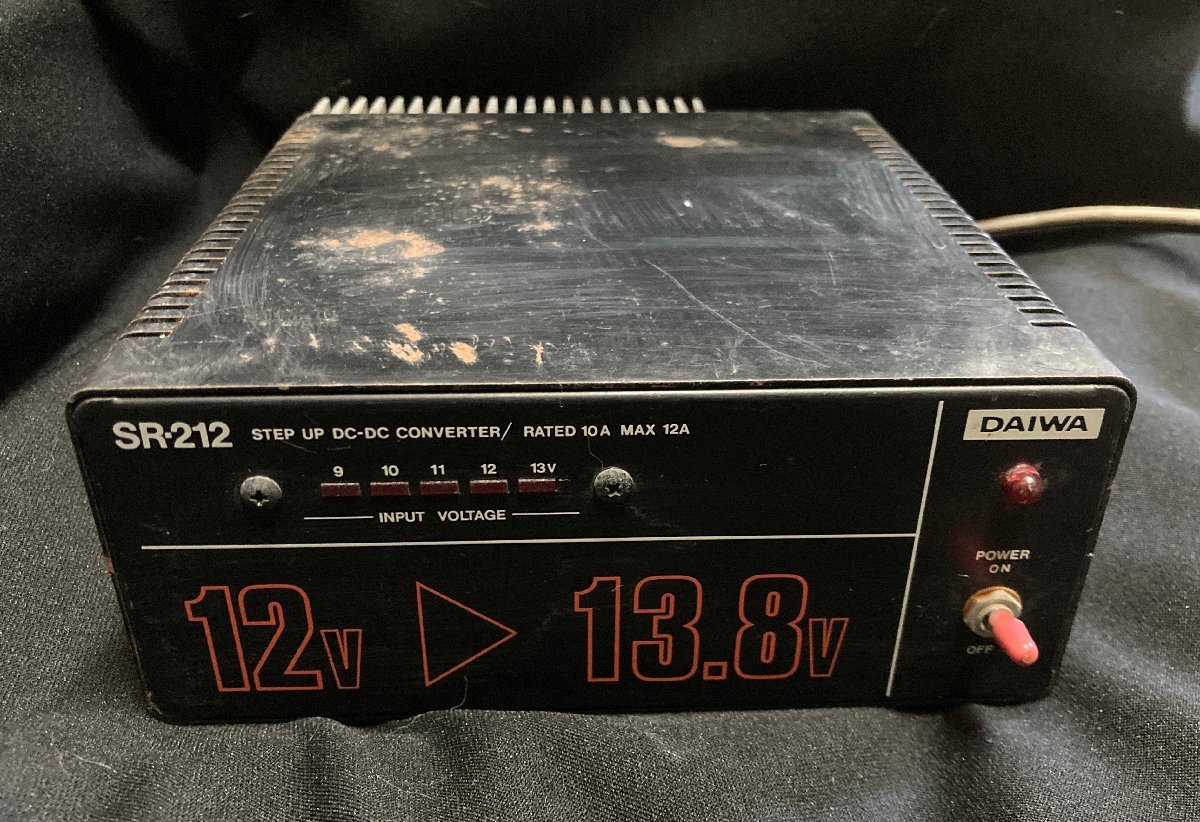 【傷や汚れあり】 DAIWA DCコンバーター SR-212 12V→13.8V RATED 10A max 12A 現状渡し（再）の落札情報 ...