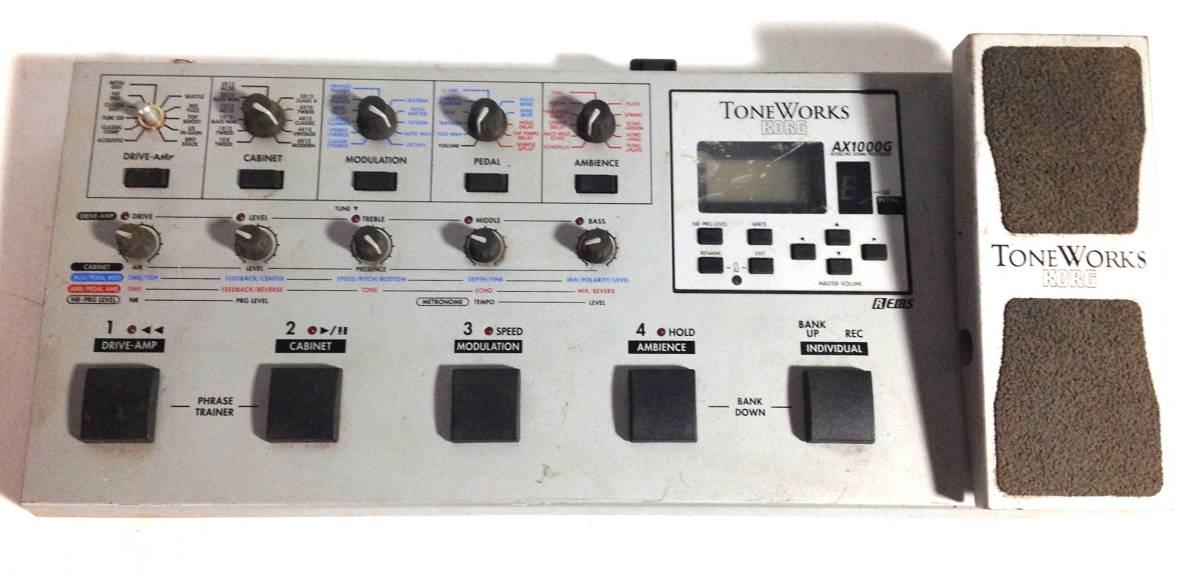 【傷や汚れあり】KORG TONEWORKS AX1000G フロアマルチエフェクター★本体のみ★の落札情報詳細 - ヤフオク落札価格検索 オークフリー