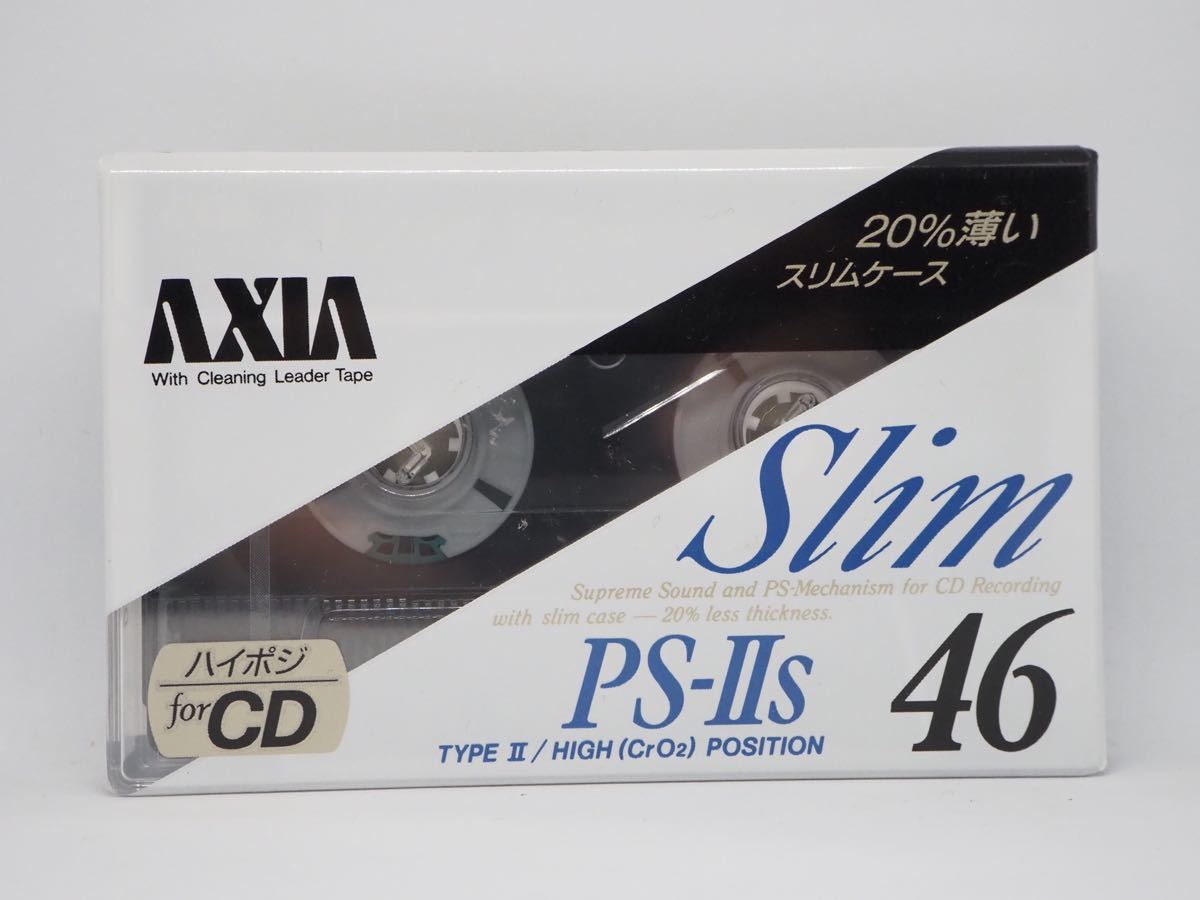 【未使用】【未使用】AXIA カセットテープ PS-IIs 46 Slim 46 ハイポジの落札情報詳細 - ヤフオク落札価格検索 オークフリー