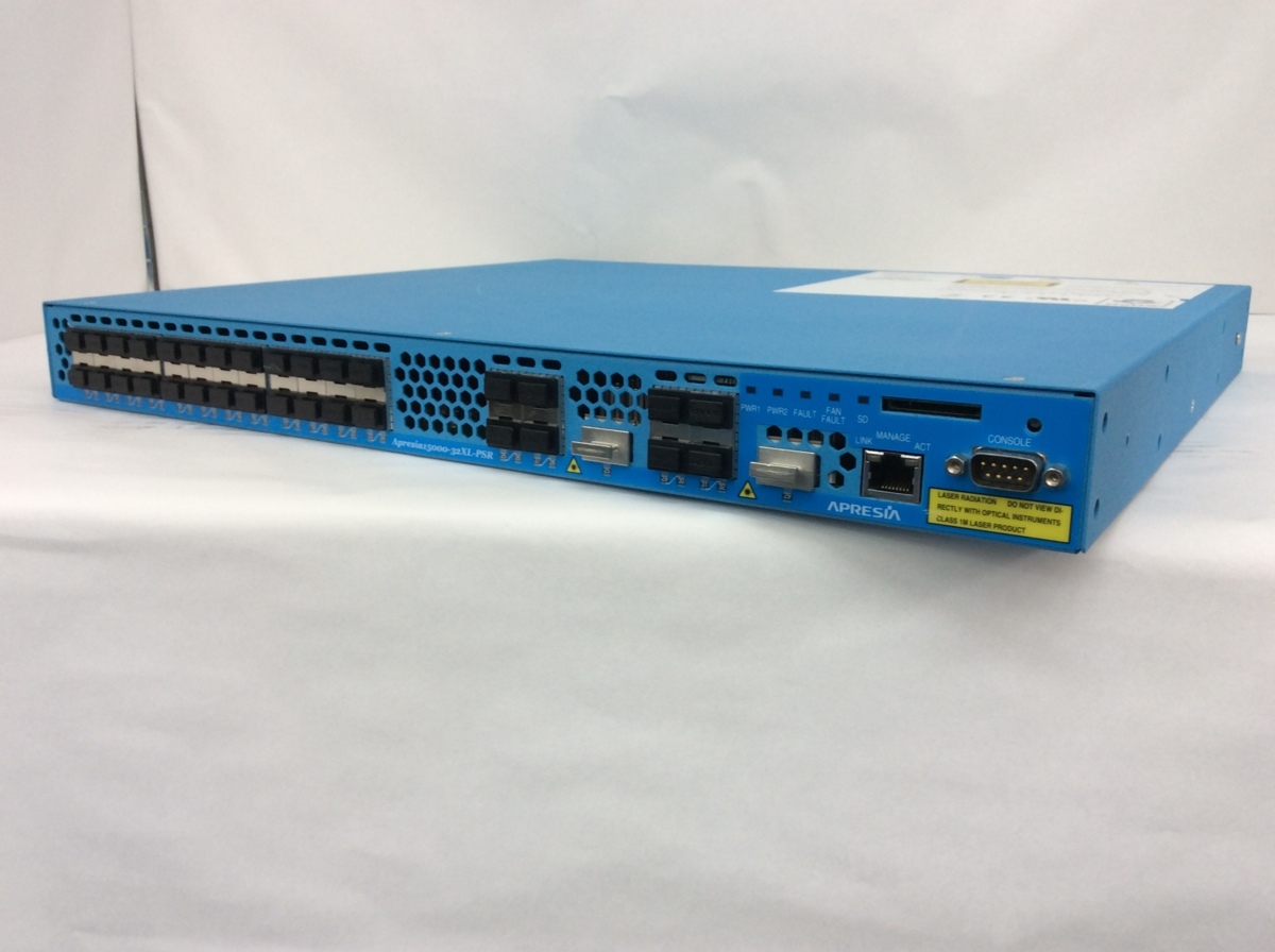 【傷や汚れあり】初期化済み APRESIA Apresia15000シリーズ Apresia15000-32XL-PSR 搭載Firm ...