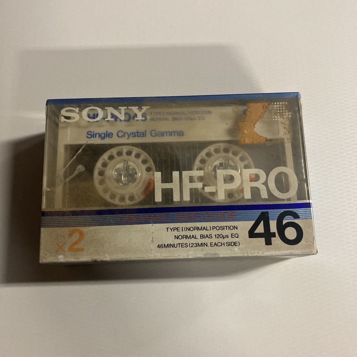【未使用】☆カセットテープ☆ 2 HF-PRO 46 SONY ノーマルポジション TYPE1ソニー 当時物の落札情報詳細 - ヤフオク落札価格検索 オークフリー