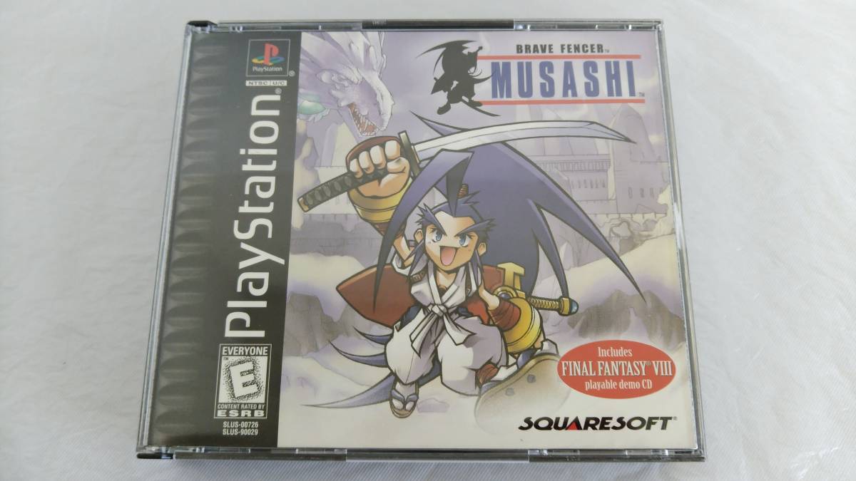 【やや傷や汚れあり】★ 送料無料 PS1 ★ Brave Fencer 武蔵伝 MUSASHIDEN 動作確認済 メインの説明書有 体験版の ...