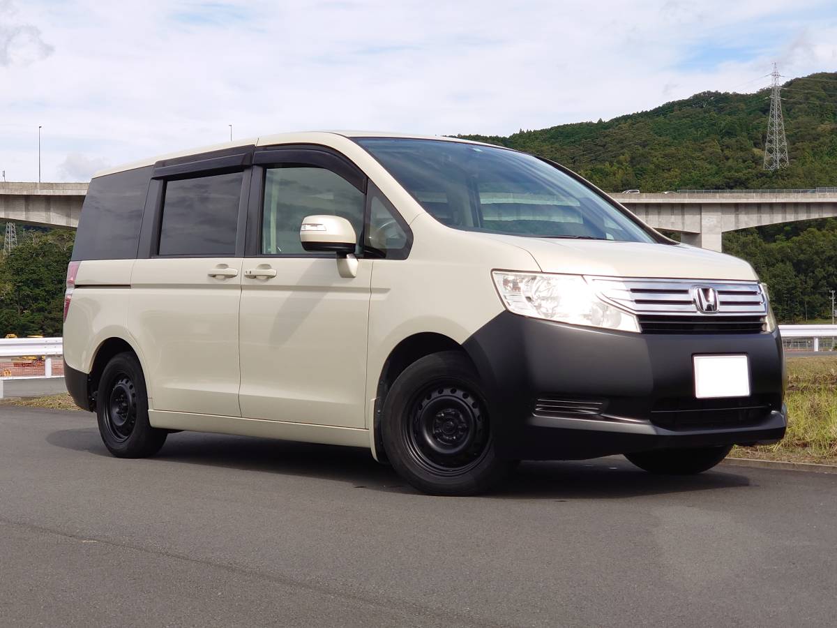 【走行距離 143,000 km】諸経費込み！車検令和5年7月まで ホンダ ステップワゴン RK1 両側パワスラ フルセグナビ 美車 試乗 ...