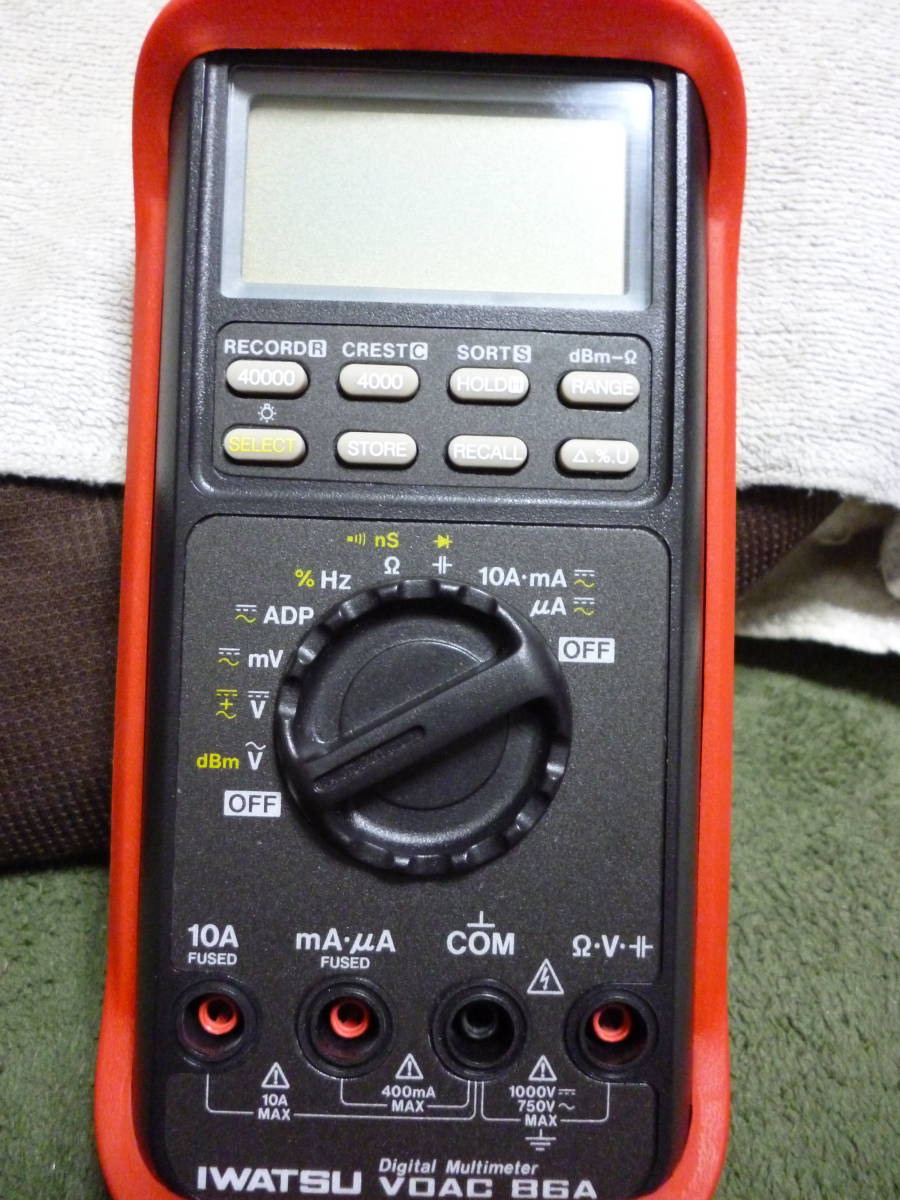 【未使用に近い】 IWATSU デジタルマルチメーター VOAC86A 新品同様 の落札情報詳細 - ヤフオク落札価格検索 オークフリー
