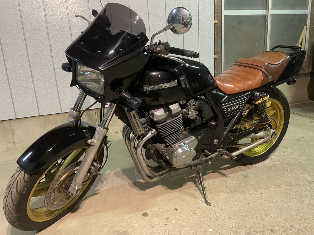 【やや傷や汚れあり】カワサキ ZRX400 ZRX1100風社外ビキニカウルRPMマフラー カスタム 検ゼファーの落札情報詳細 - ヤフオク落札価格検索 オークフリー