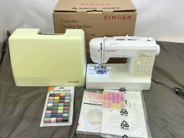 【やや傷や汚れあり】G064-N25-1064 SINGER シンガー Computer Sewing Machine コンピューターミシン ...
