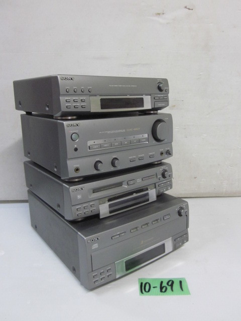 【傷や汚れあり】10-691 2 SONY システムコンポ システムのみ ST-M9/TA-M7/MDS-M9/CDP-M7 2 の落札情報詳細 - ヤフオク落札価格検索 オークフリー
