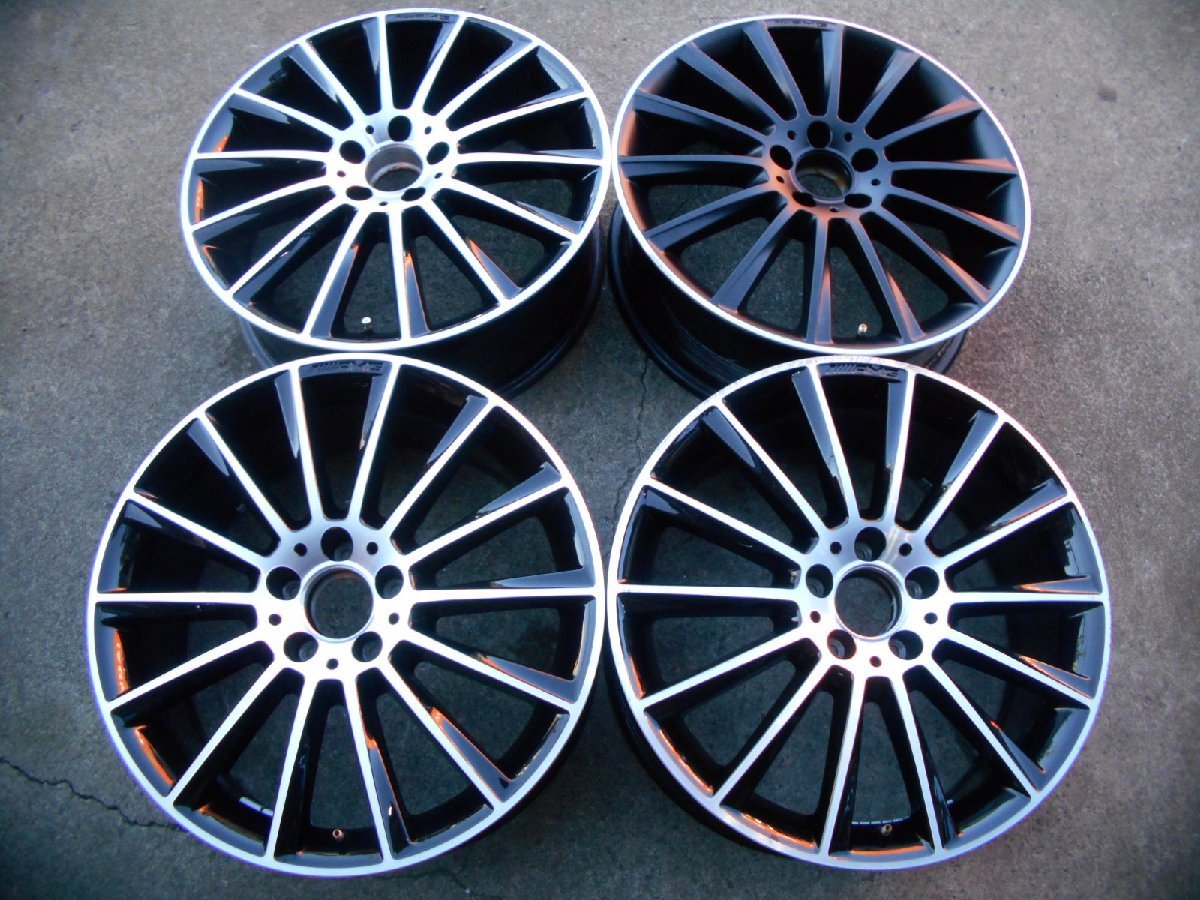 【ガリ傷なし】 ベンツ AMG純正 C43 W205 Cクラス 7.5J 19インチ ET+33 《A2054015400》 7X23 [送料 ...