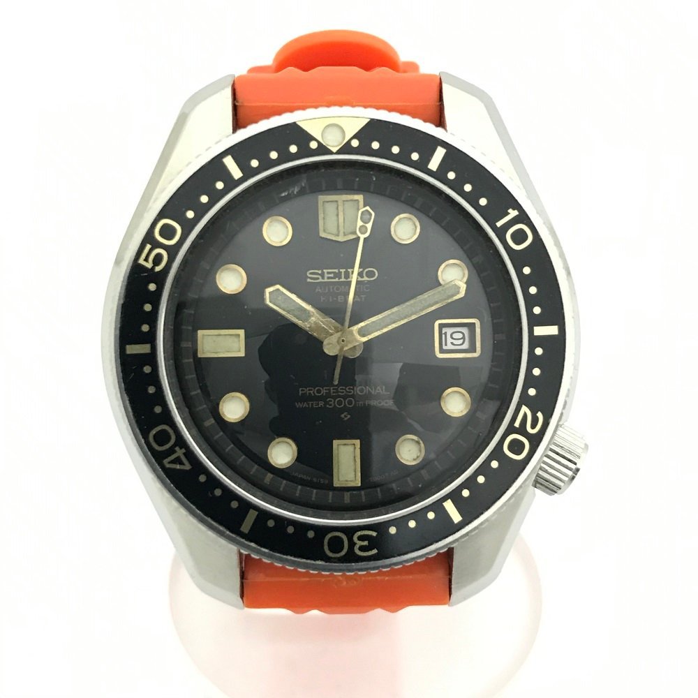 【やや傷や汚れあり】SEIKO セイコー プロフェッショナルダイバー 300m Ref.6159-7001 自動巻き SBEX007 の落札 ...