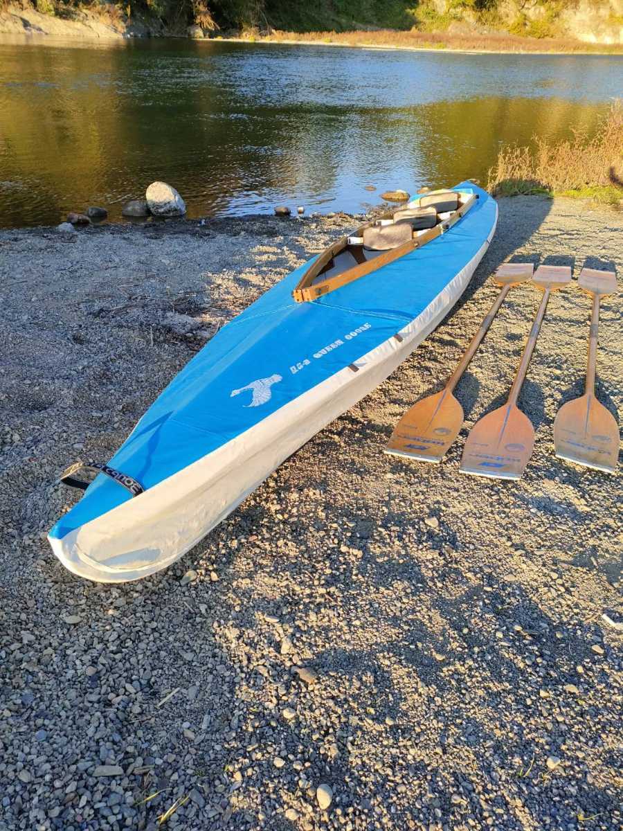 【傷や汚れあり】FUJITA CANOE QG2 フジタカヌー クイーングース2 カヤック 木製 組立式ファルトボート 【名品Kober木製パドル3本付き】の落札情報詳細 - Yahoo ...