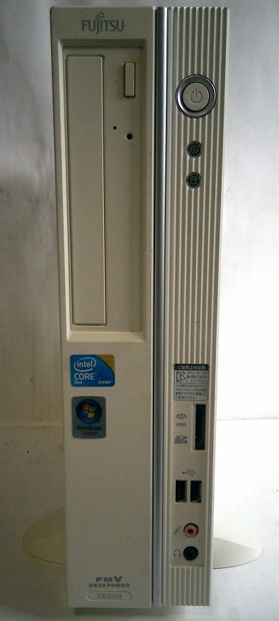 【傷や汚れあり】 Windows11 Pro ★FUJITSU／富士通 ★FMV-DESKPOWER CE CE/D40 4GB/500GB ...