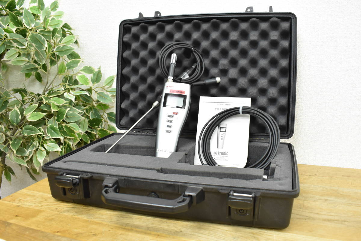 【傷や汚れあり】1000円～売り切り!! 現状品 Rotronic/ロトロニック ポータブル温湿度計 HYGROPALM HP22-A の落札 ...