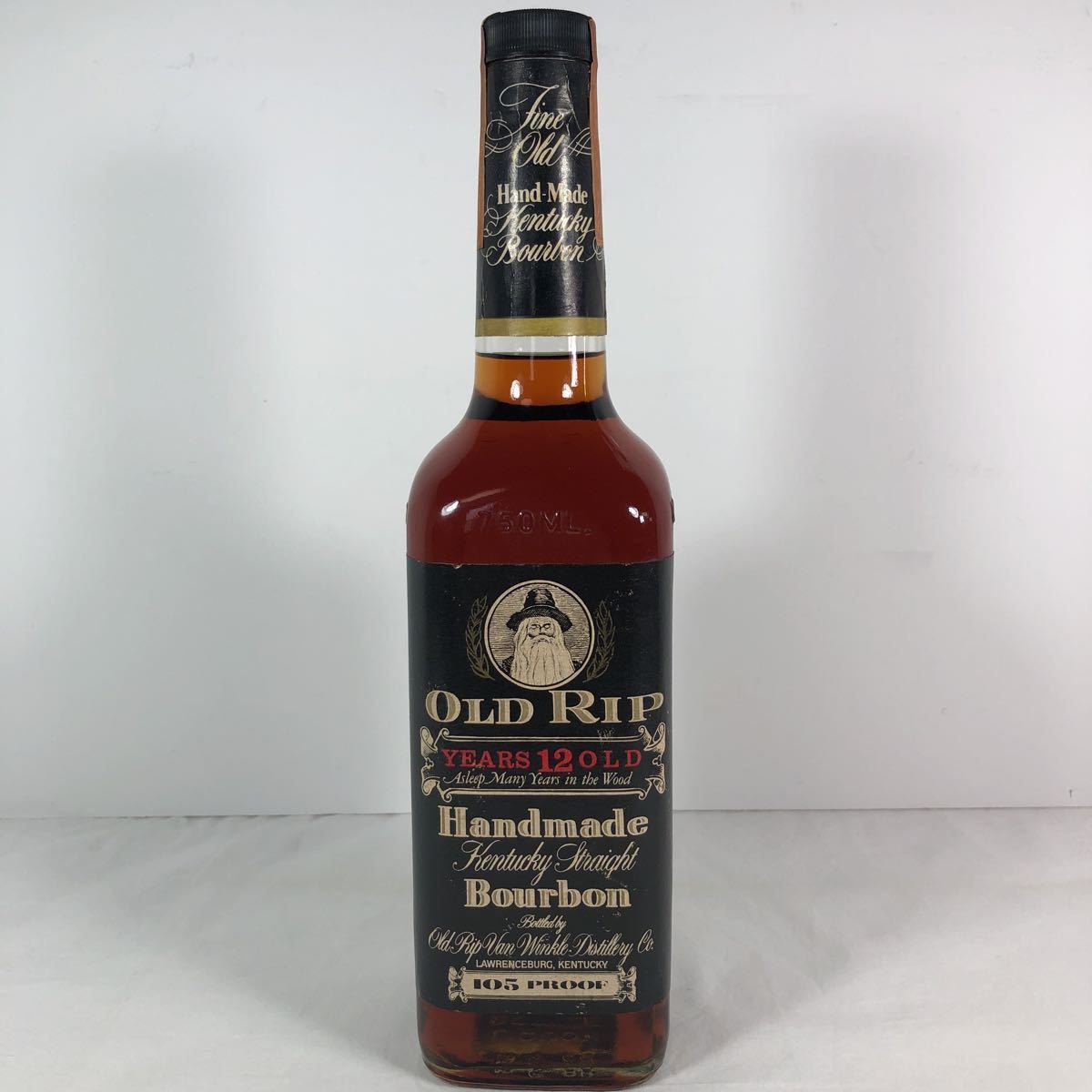 【未使用】古酒 特級 従価 OLD RIP years 12 old Handmade Bourbon Kentucky Straight ...