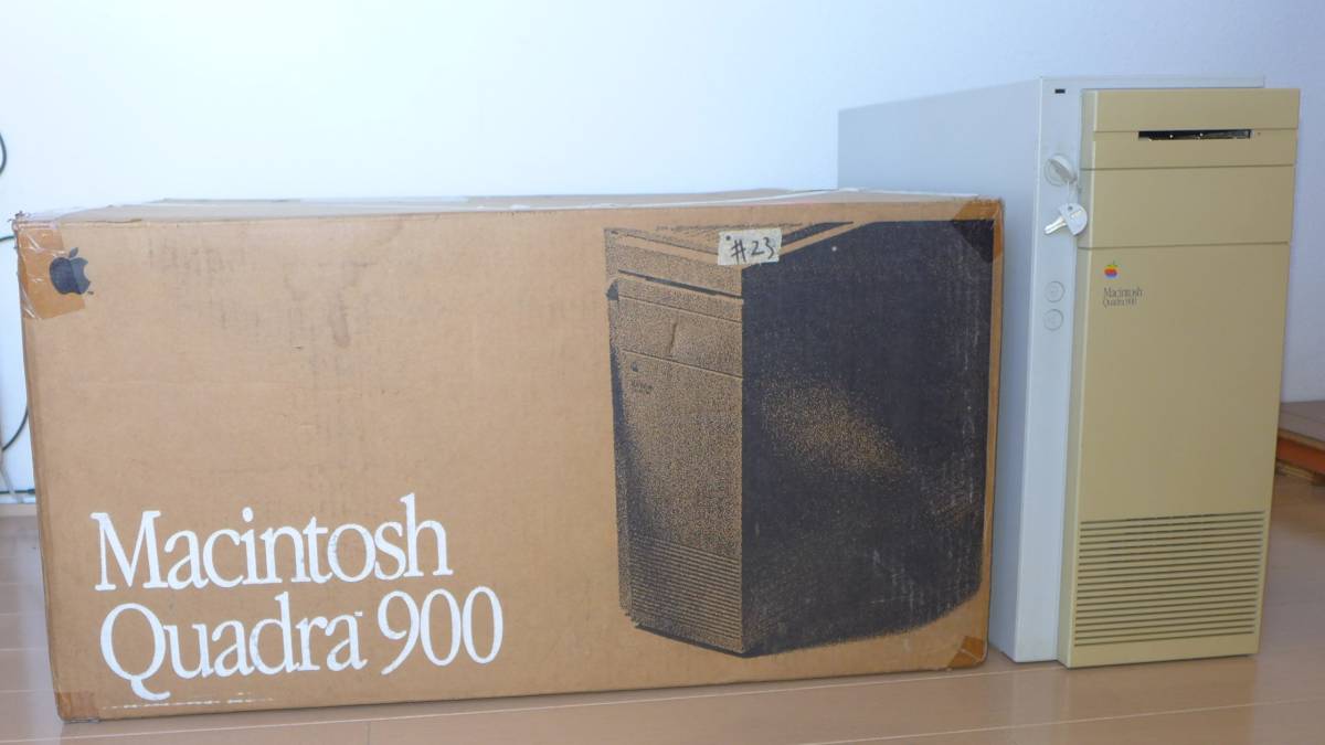 【傷や汚れあり】Apple Machintosh Quadra 900 M4200 箱付き 起動音確認のみ ジャンクの落札情報詳細 ...