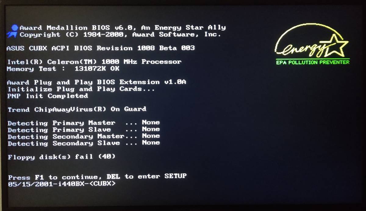 【全体的に状態が悪い】★ジャンク ASUS CUBX Rev 1.02 Socket 370 440BX FC-PGA PentiumIII ...