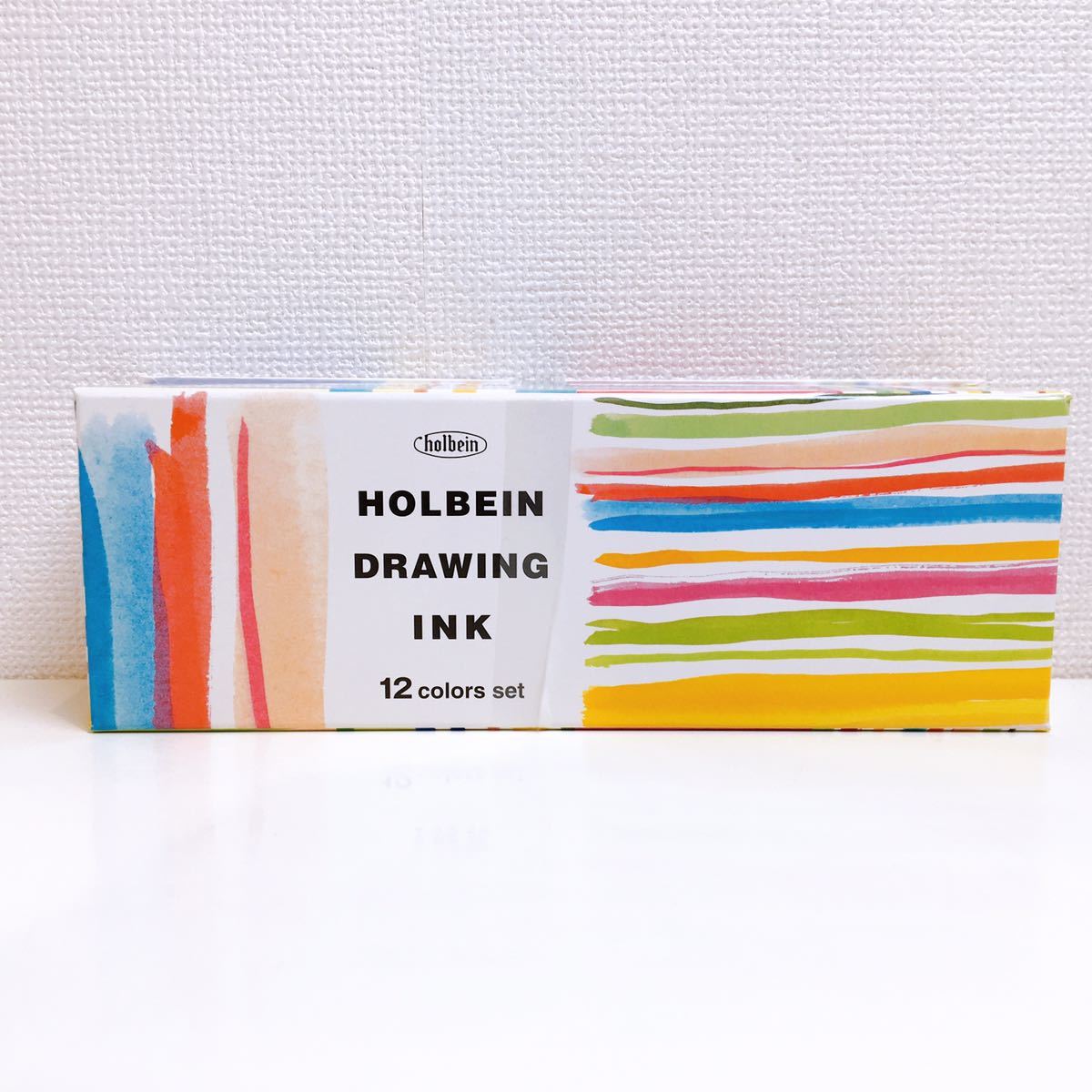 【傷や汚れあり】 中古 画材 HOLBEIN DRAWING INK 12COLORS SET 30ml ホルベイン ドローイング カラー ...