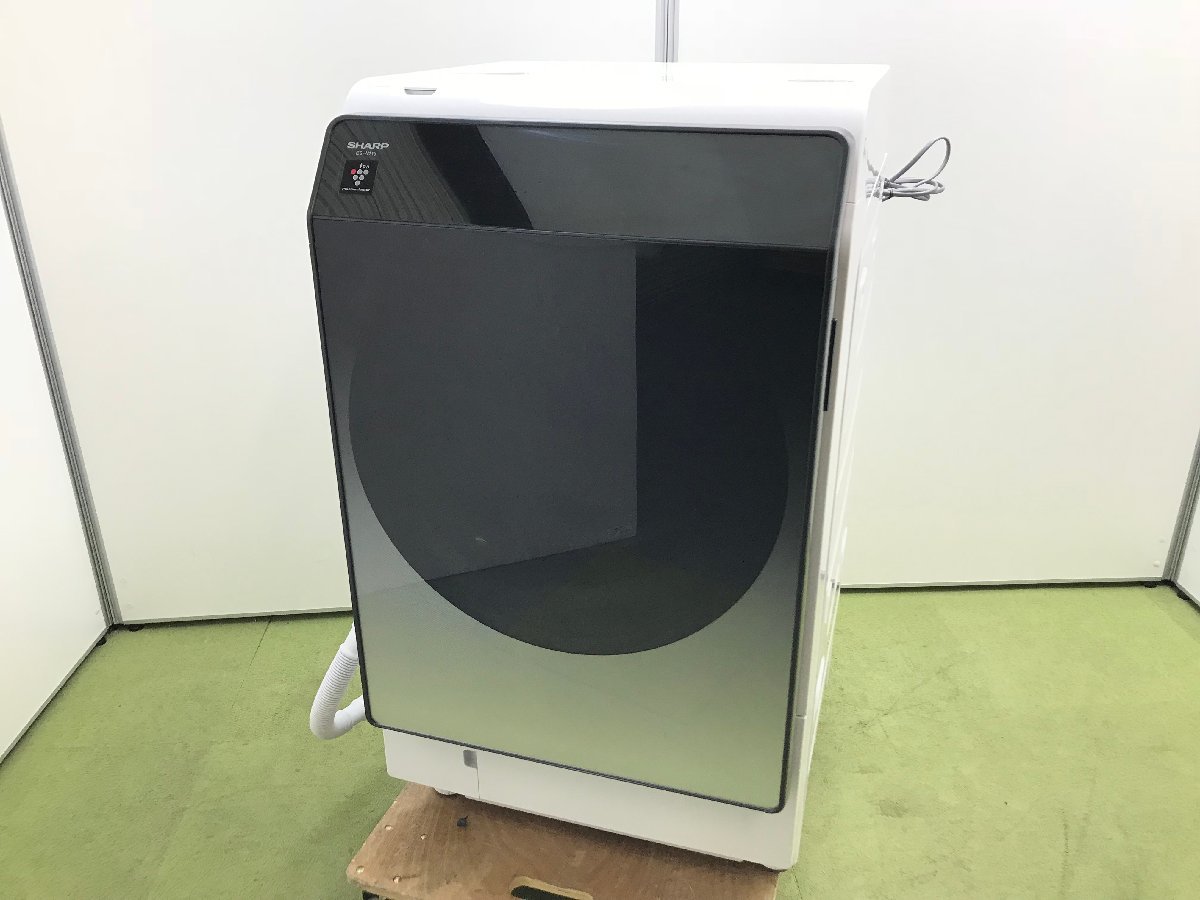 【目立った傷や汚れなし】美品 2021年製 SHARP シャープ ドラム式洗濯乾燥機 ES-W113-SL 左開き 洗濯11kg 乾燥6kg 洗剤 柔軟剤 自動投入 予約タイマー ...