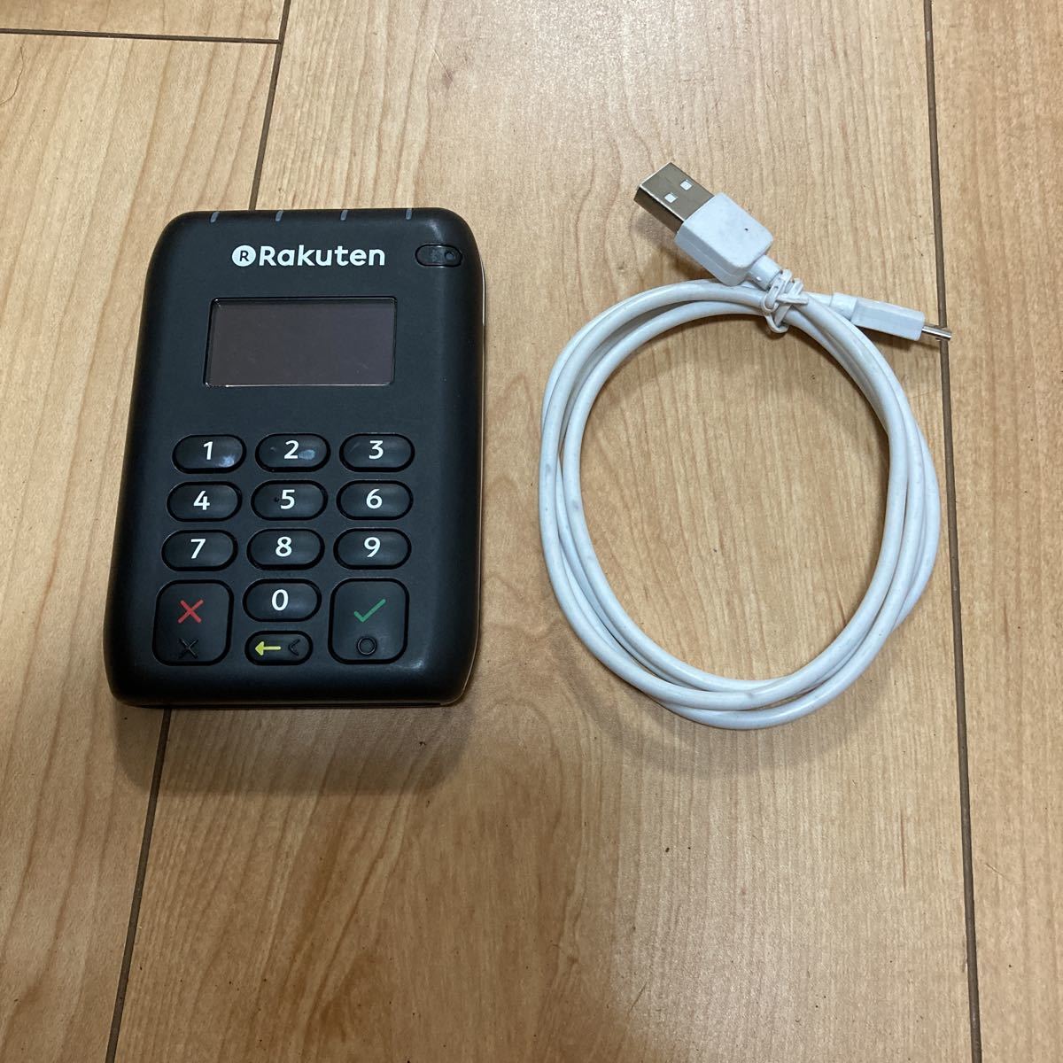 【傷や汚れあり】楽天ペイ OverLay Plus for 楽天ペイ Rakuten Card ＆ NFC Reader Elan 低反射 の ...